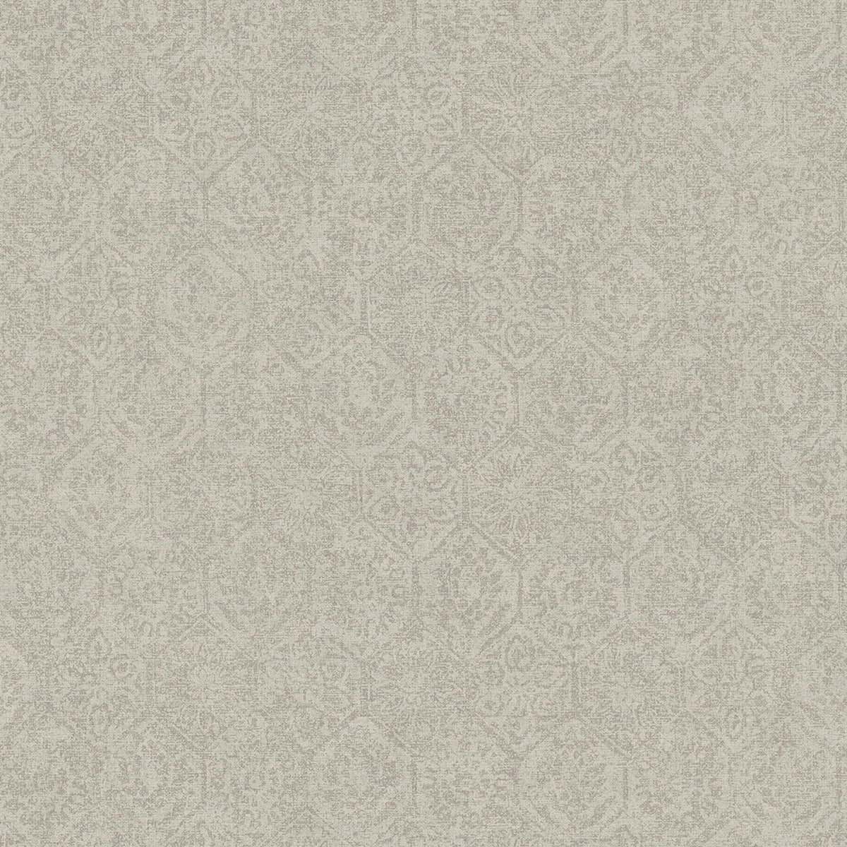 Edsel Grey Geometric Wallpaper with Distressed Hexagon Motif - Advanta – Wallpaper Warehouse