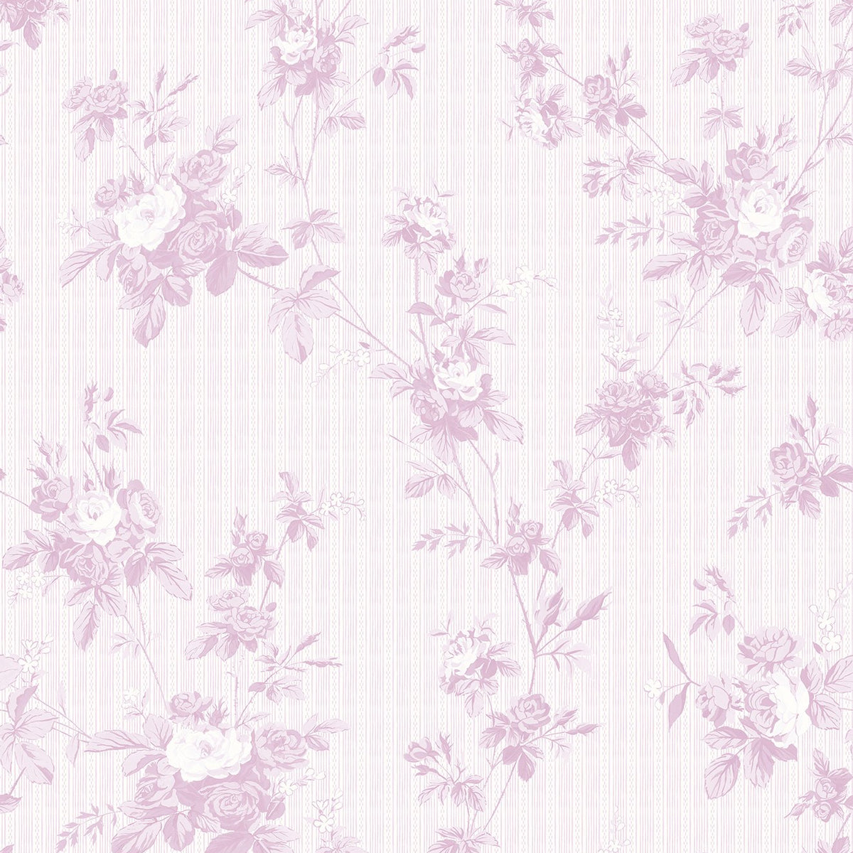 Floral Toile Lavender Peel & Stick Mural – Wallpaper Warehouse