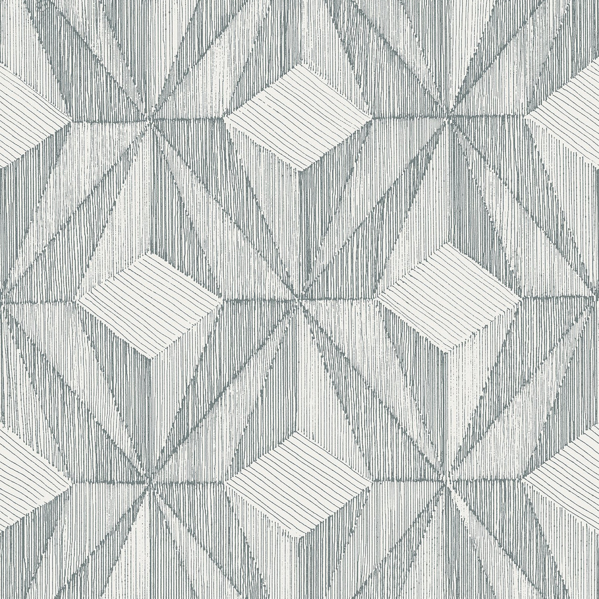 Paragon Slate Geometric Wallpaper with Raised Ink Modern Geometric Pat ...