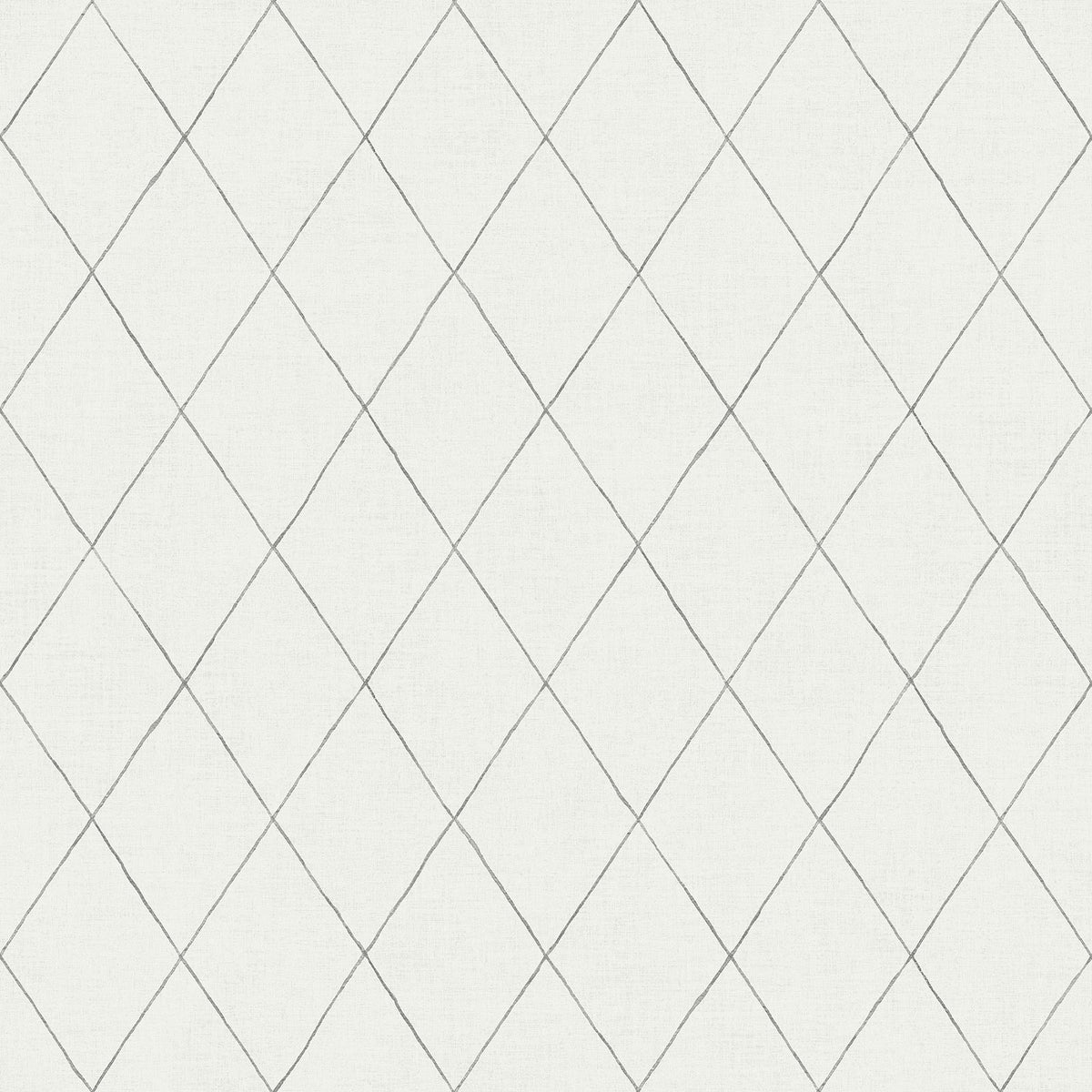 Rhombus Grey Geometric Wallpaper with Farmhouse Graphic Diamond Patter ...