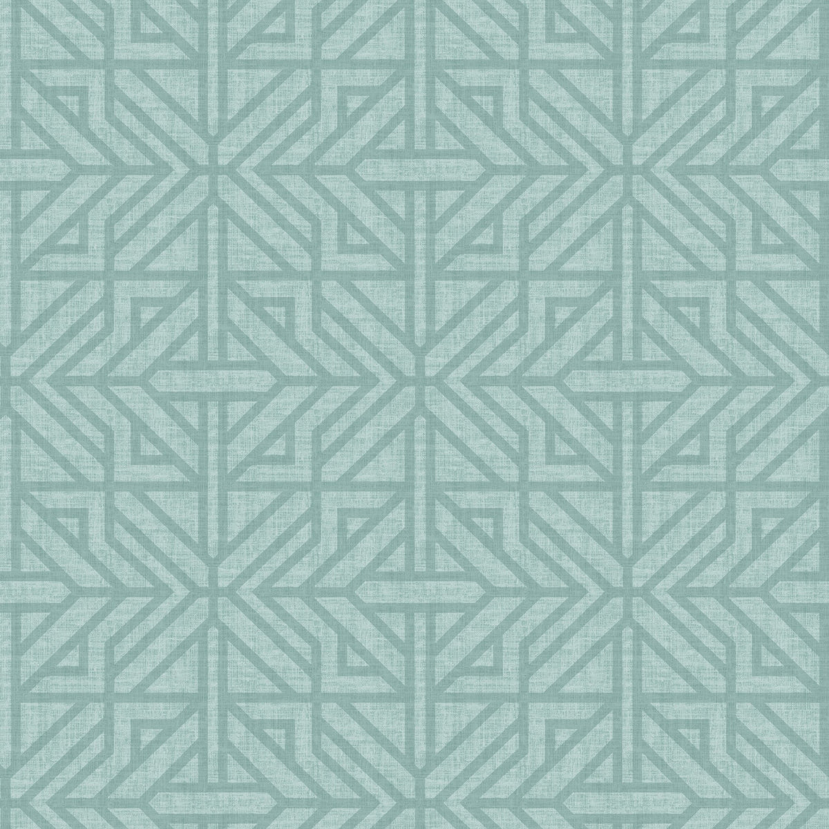 Hesper Teal Geometric Wallpaper with Modern Geometrics Pattern - A-Str ...