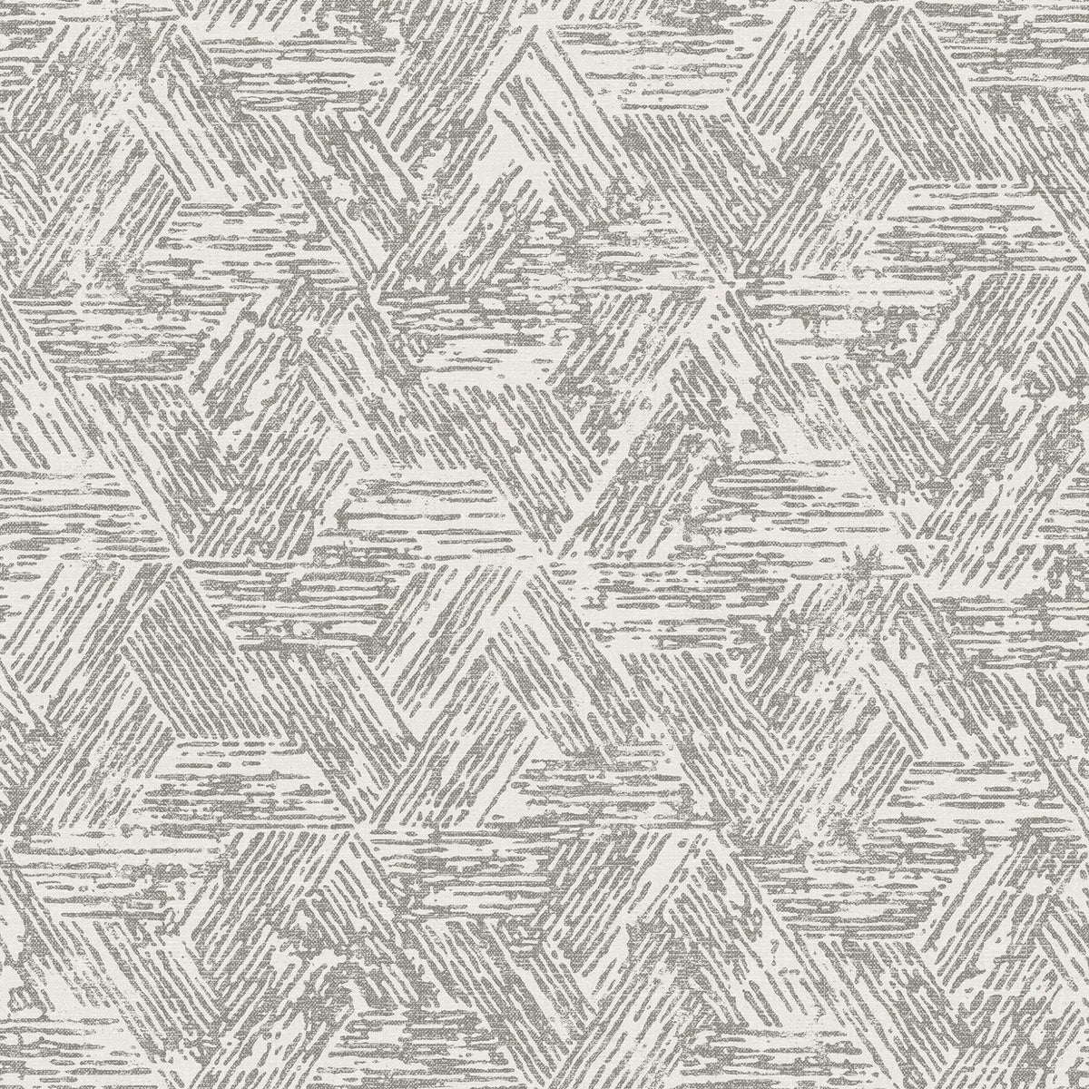 Retreat Charcoal Quilted Geometric Wallpaper with Modern Abstract Patt ...