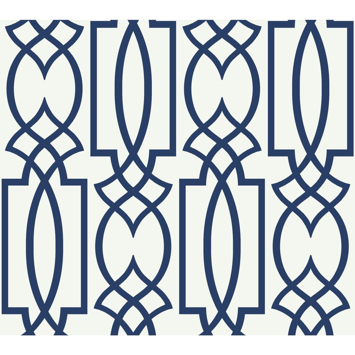 Large Lattice Blue Wallpaper with Geometric Trellis Pattern - York CM2 ...