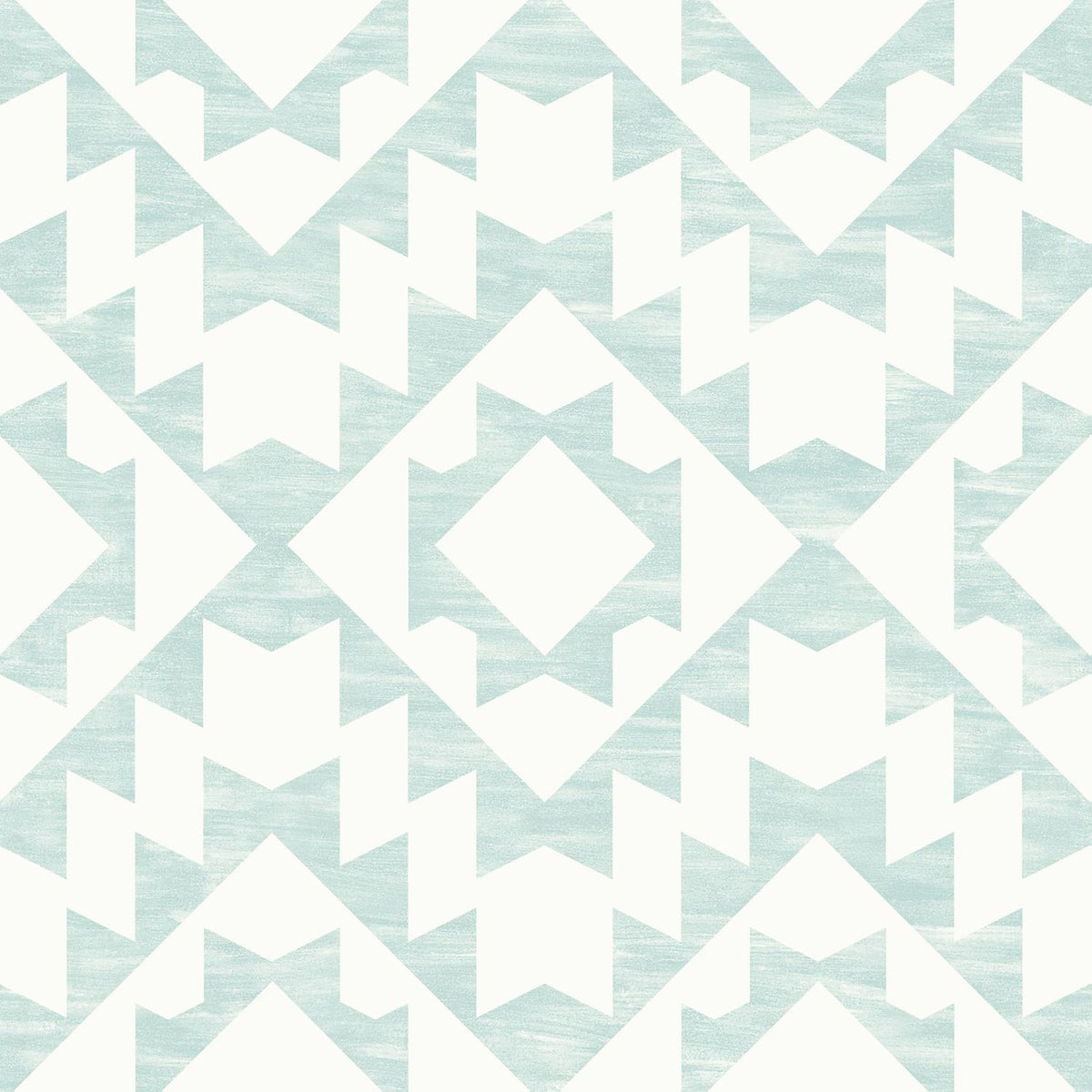 Fantine Mint Geometric Wallpaper with Bohemian Global Geometrics Patte ...