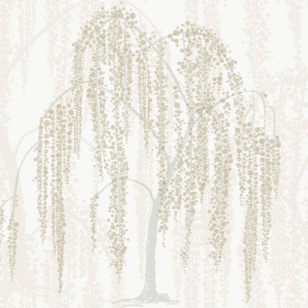 Willow Glow Neutral Wallpaper with Botanical Willow Tree Motif - York ...