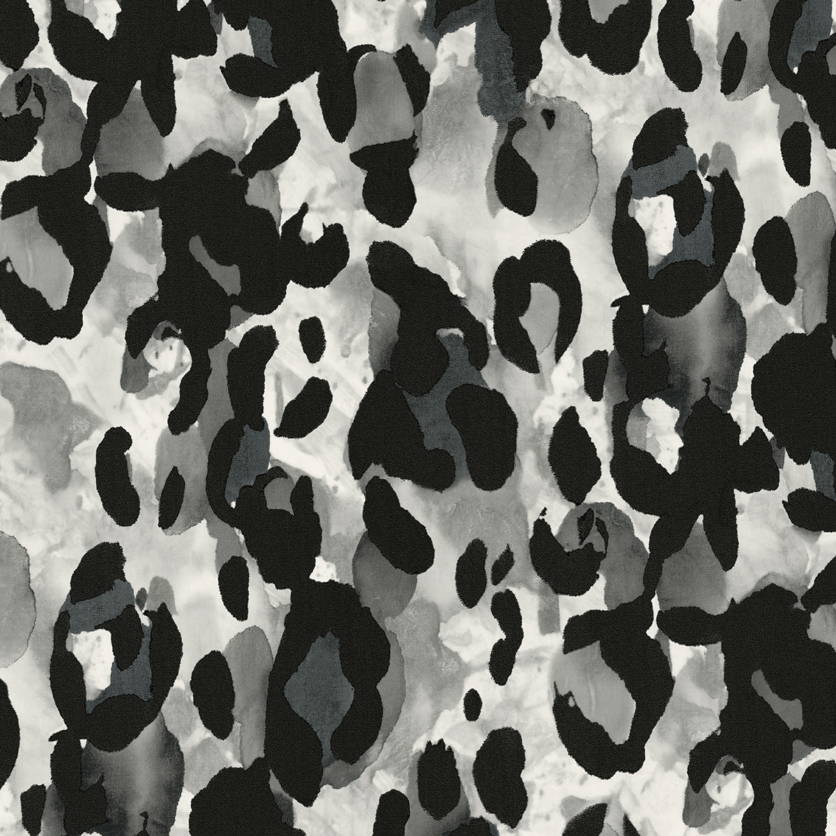 Leopard Print Anchored Grey Peel and Stick Wallpaper (HG11400) | Harry ...