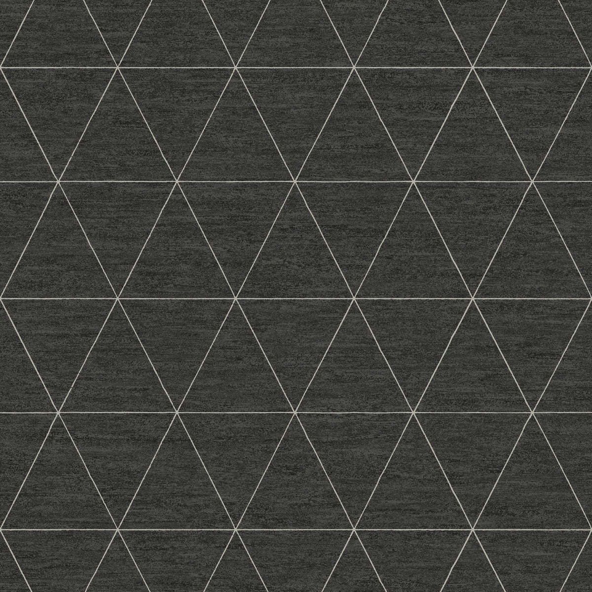 Ridge Midnight Black Geometric Triangles Prepasted Wallpaper - York OM ...