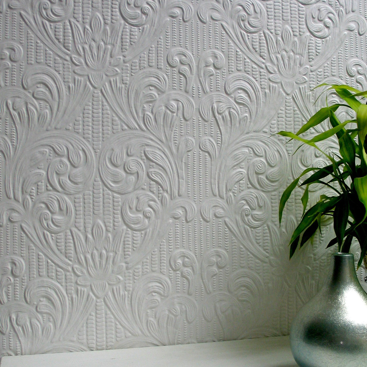 Charles White Paintable Supaglypta Wallpaper – Wallpaper Warehouse