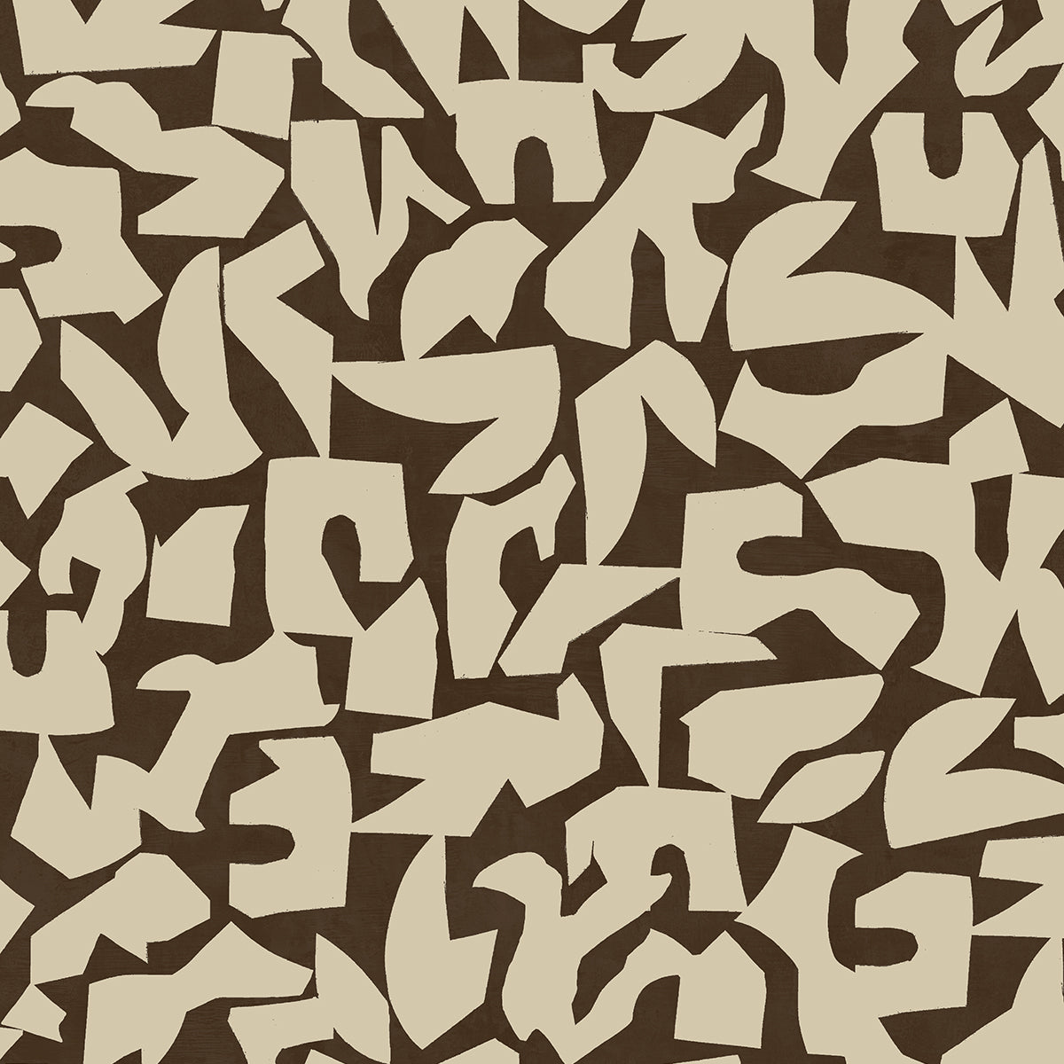 Graphic Geo Brown Peel & Stick Wallpaper | Stacy Garcia Home SG12806 ...